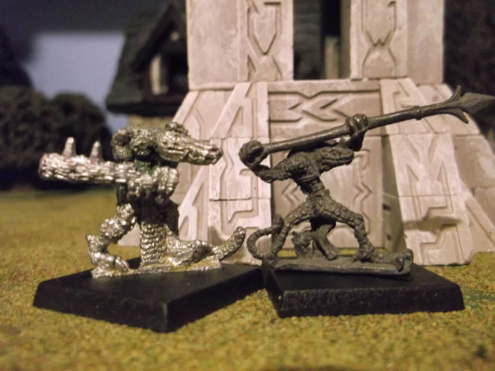Goblin Lee's Miniatures Blog. : Tom Meier's Lizard Warriors box set.