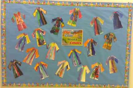 Charlotte's Clips and Kindergarten Kids: Joseph's Coat of Many Colors