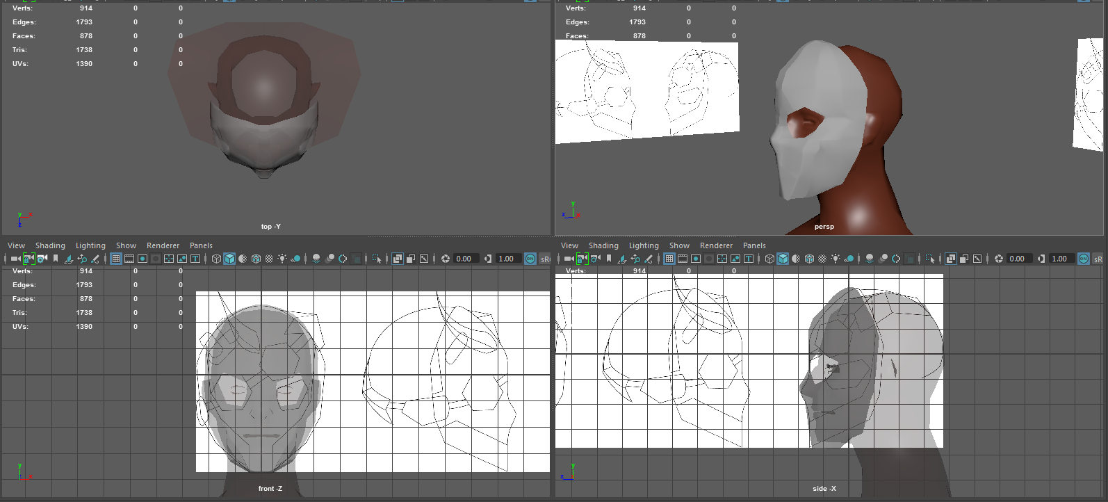 3D Mech Design: Base Mask Finished