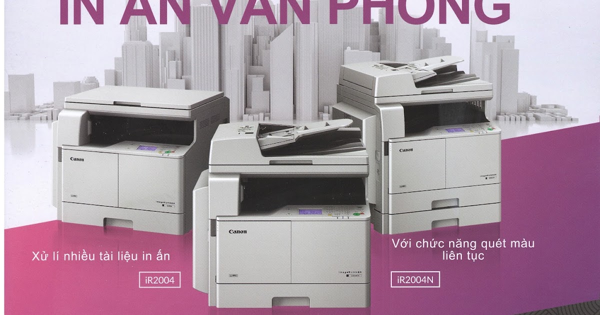 Dòng máy photocopy đa năng Canon imageRUNNER 2004 /2004N /2204N hoàn ...
