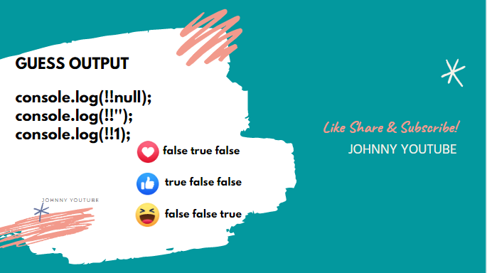 Logical Not in JavaScript | CSTechPause