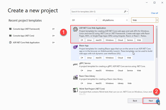 Create Your First Application With Asp Core 3 1 ~ It Tutorials With