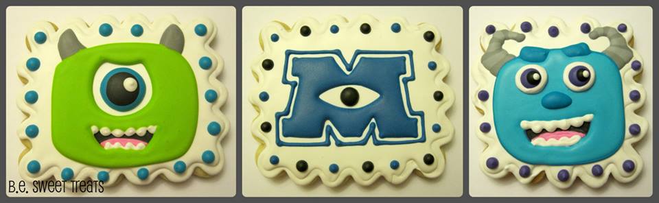 Tartas, Galletas Decoradas y Cupcakes: Monstruos S.A.