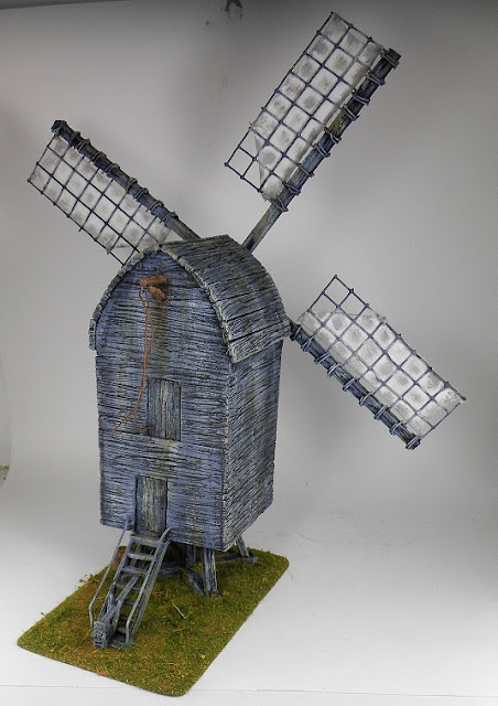 JOHN BOND's WARGAMING STUFF: SCRATCH BUILD MDF POST WINDMILL