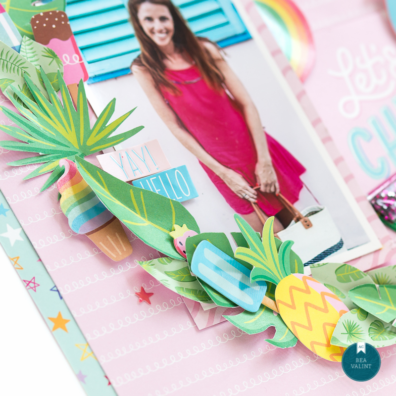 Bea Valint: Wild Card layout | American Crafts DT