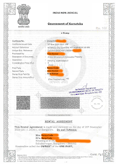 How to make rental agreement in Bangalore. Download rental agreement ...