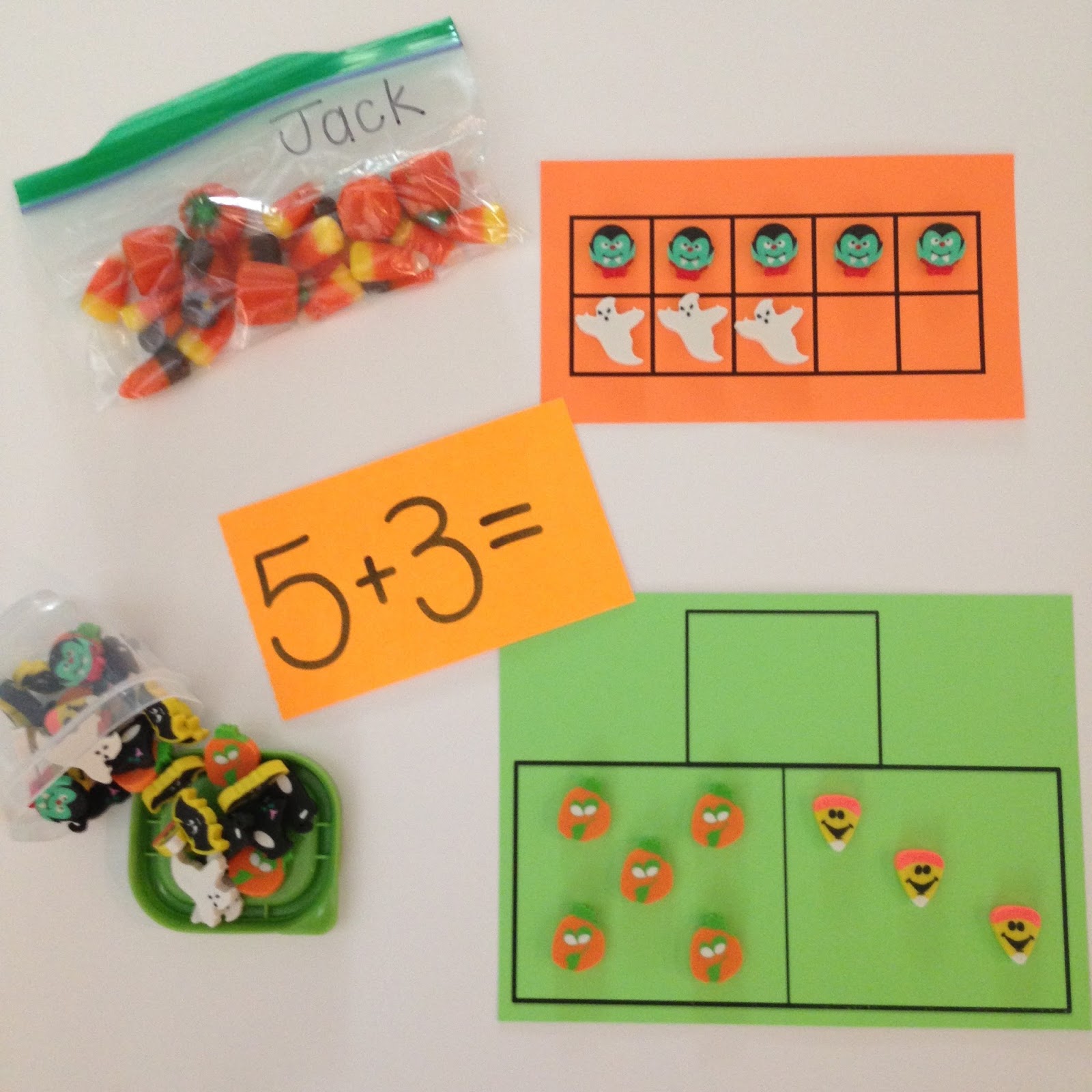 Addition and Subtraction {Fall, Pumpkins, Halloween} | TheHappyTeacher