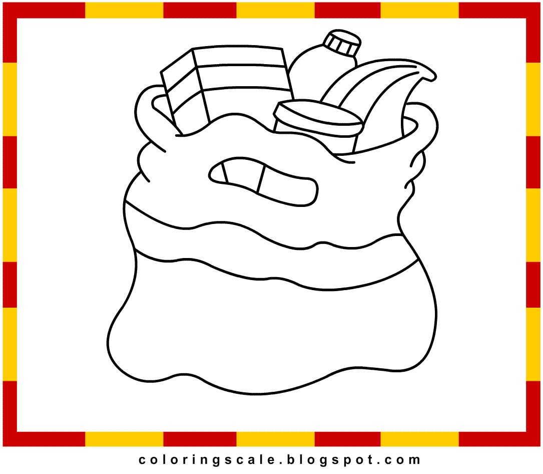 Coloring Pages Printable for kids: Bag coloring pages for kids