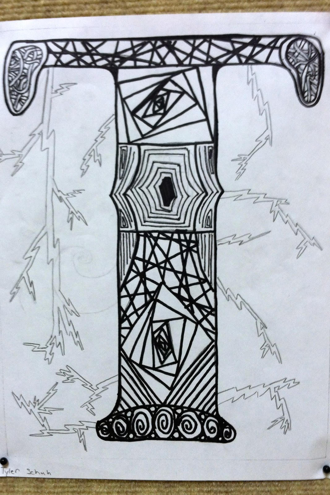 Electrick Canvas: Book of Kells-Inspired Illuminated Letters: Krueger's ...