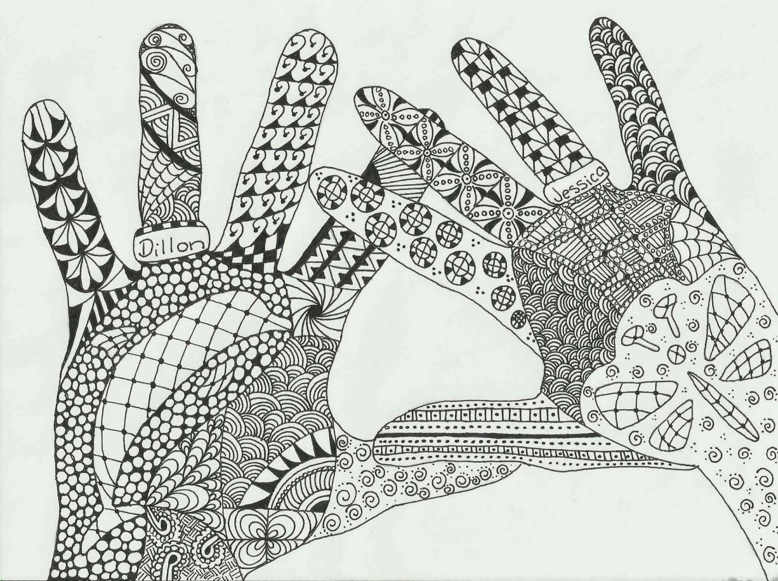 Knitting II: Hand Zentangle
