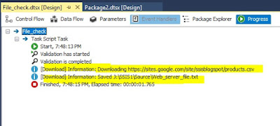 Microsoft Business Intelligence: Downloading a file from a web server using SSIS script task