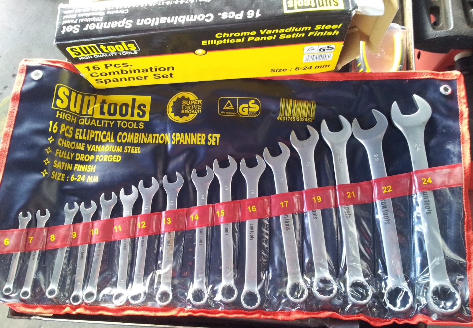 AUTOMOTIVE TECHNOLOGY: Spanner Sets 6-24mm (16 pcs )