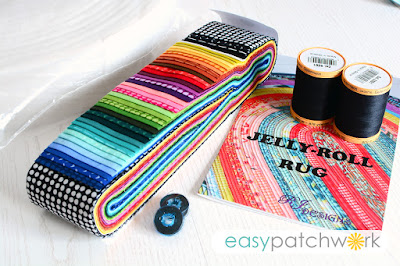 easypatchwork with Karen Ackva: 10 tips for a perfect jelly roll rug