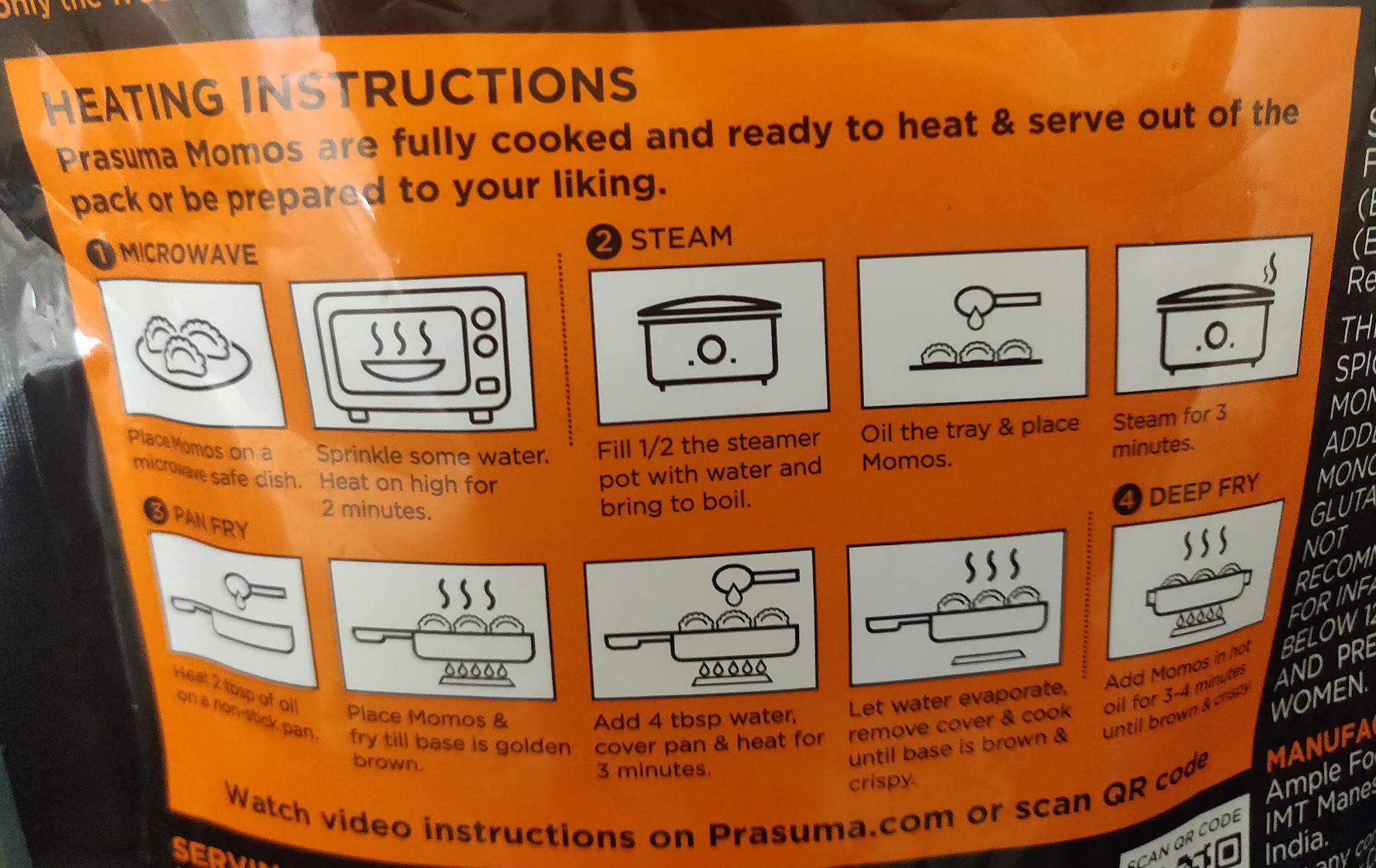 Readymade Momos from Prasuma now at your doorsteps | Foodaholix