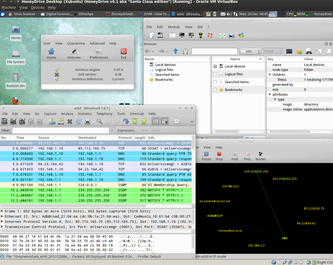 HoneyDrive - A Honeypot Linux Distribution