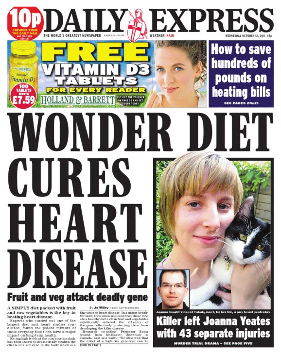 Tabloid Watch: 'Wonder diet'