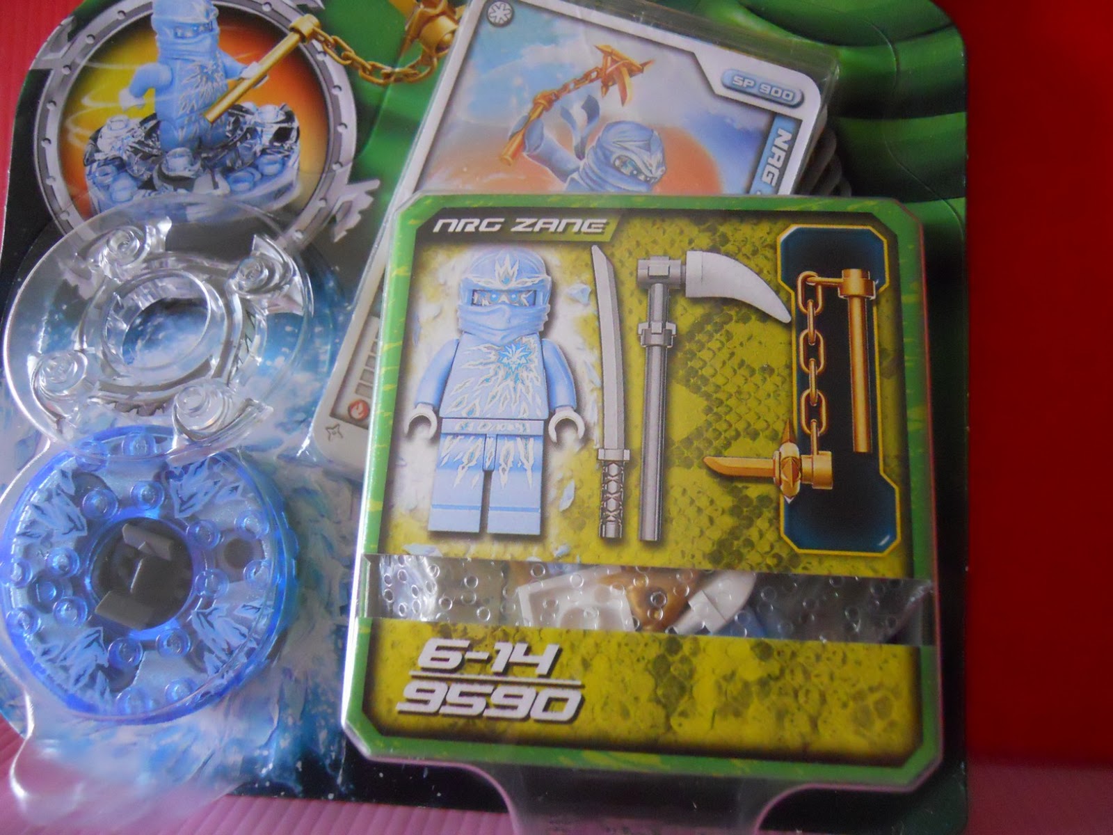 Dexters Diecasts (DexDC): LEGO NINJAGO Spinner Set #9590 ~ NRG ZANE