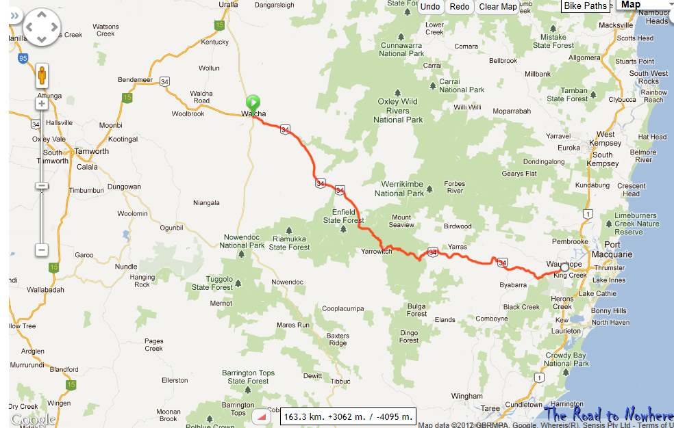 The Road to Nowhere: NSW Rides