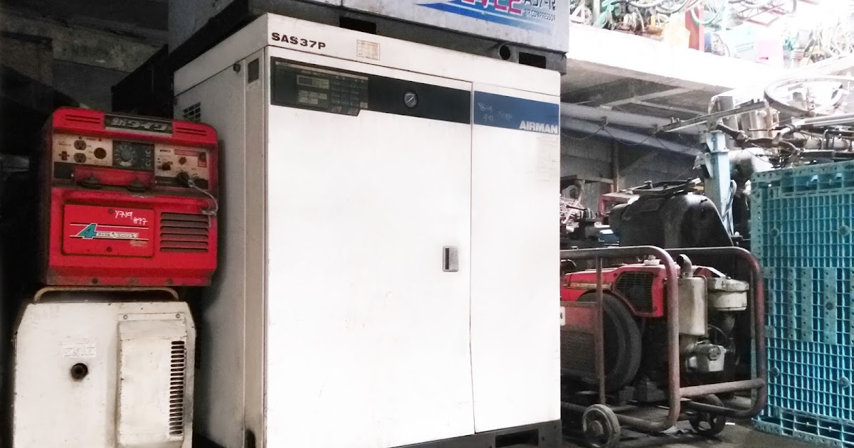 Products: Airman Stationary compressor 50hp SAS37P from Japan air ...
