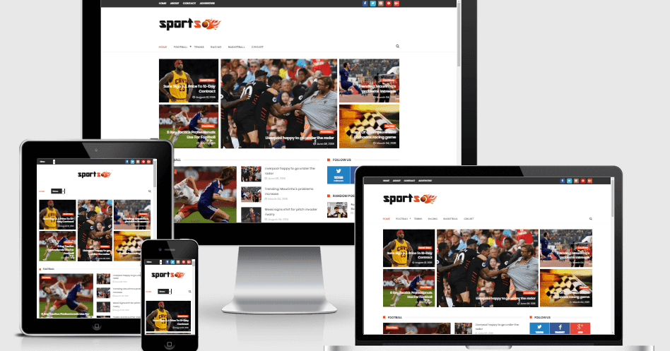 SportsMag Responsive Blogger Template