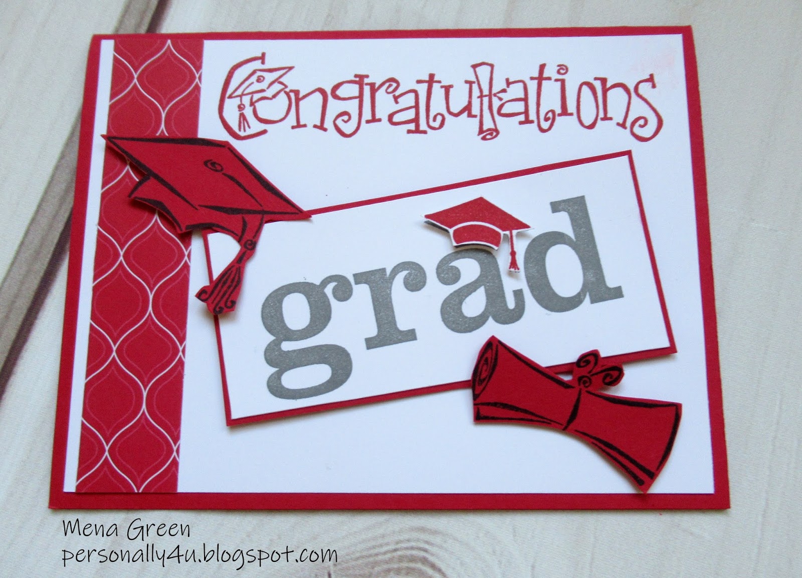 Personally Yours: Retired but still love it... Stampin' Up! Graduation ...