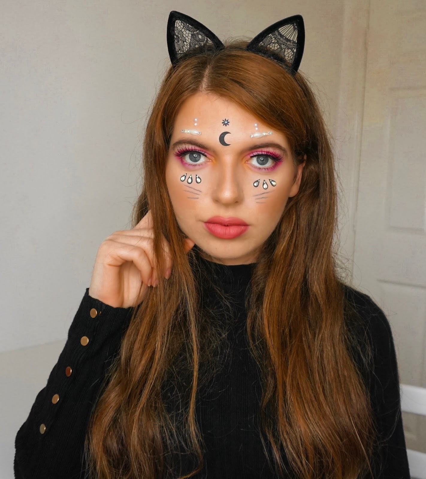 Cosmic Cat Halloween Makeup Tutorial | Coconut Couture