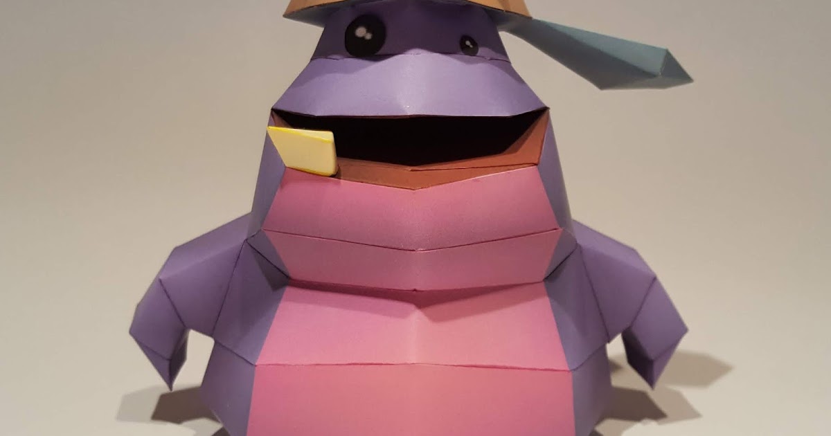 Spyro Papercraft: Land Blubber