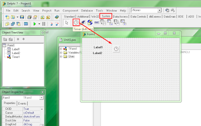 Source Code Membuat Jam dan Tanggal menggunakan Delphi 7 | Komputer Online