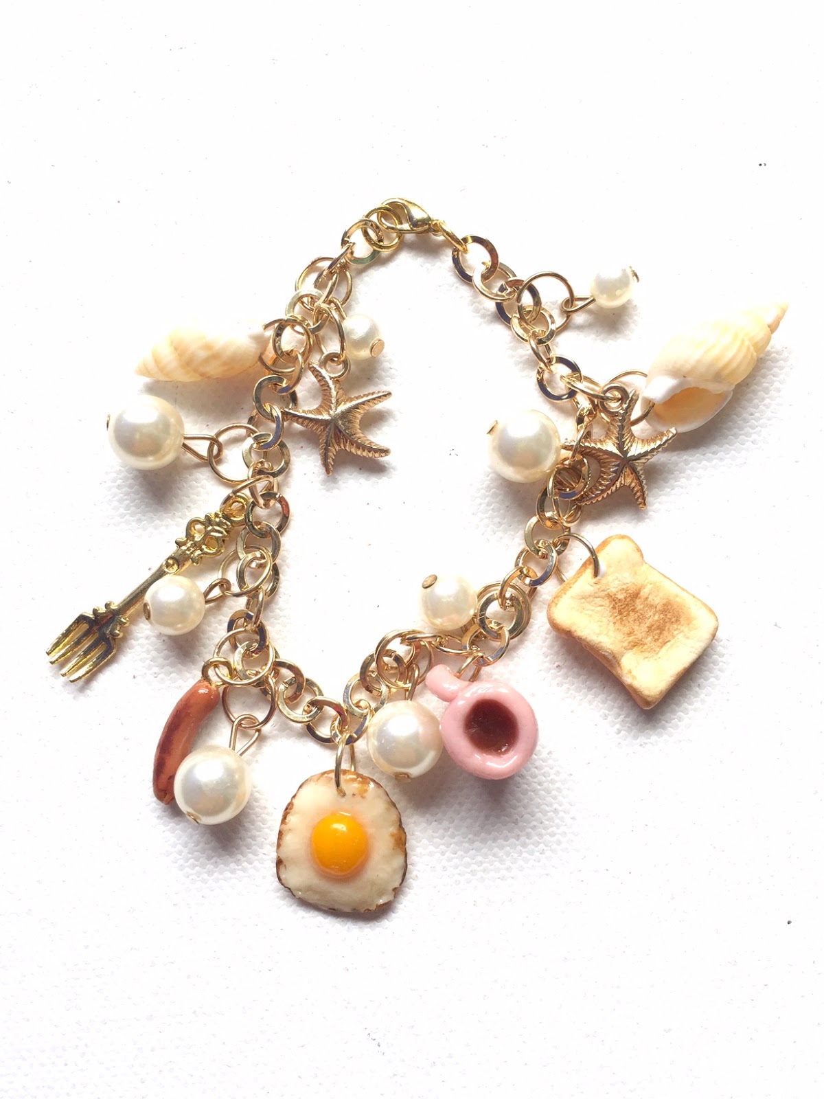 crafterNOVICE: "Breakfast" bracelet