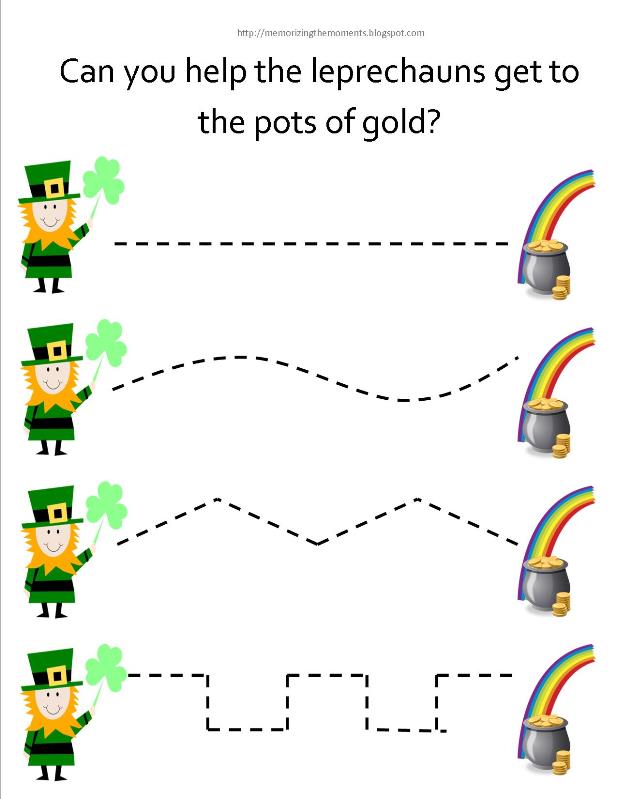 Memorizing the Moments: St. Patrick's Day Tot School Activities