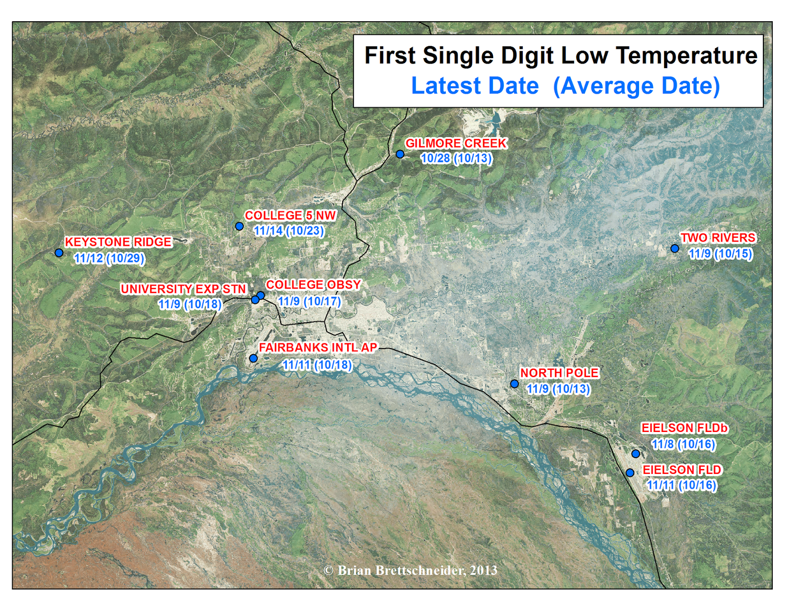 Deep Cold: Alaska Weather & Climate: Single Digit Temperatures