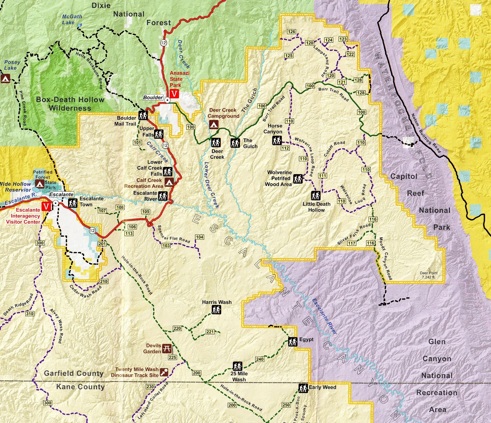 the Grabers: Utah vacation, Day 5, Scenic Byway 12