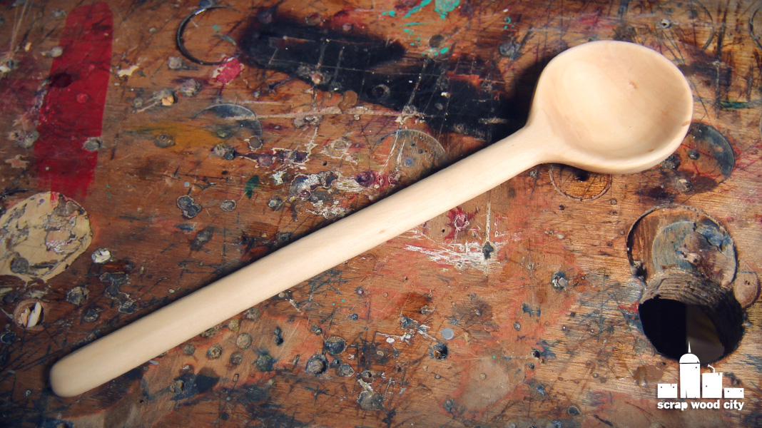 scrap wood city: How to make a handmade wooden spoon