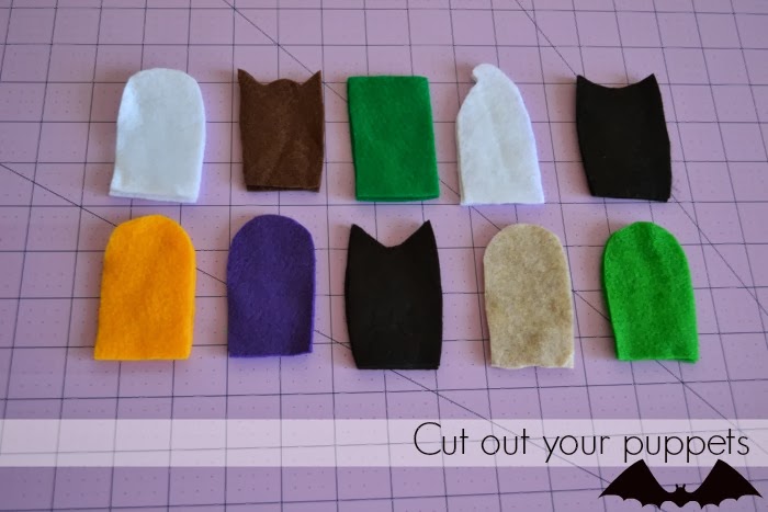 Him & Her: DIY Halloween finger puppets