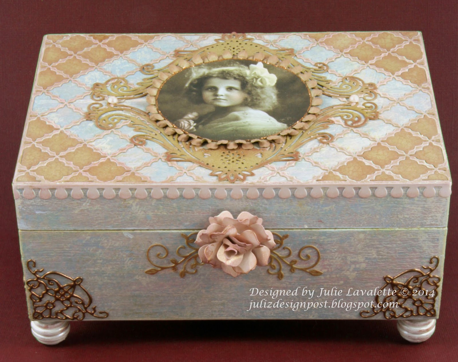 Keepsake Box by Julie Lavalette - Cheery Lynn Designs Inspiration Blog
