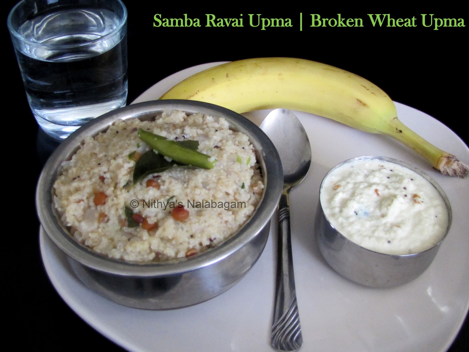 Samba ravai upma | Broken wheat upma |Nithya's Nalabagam