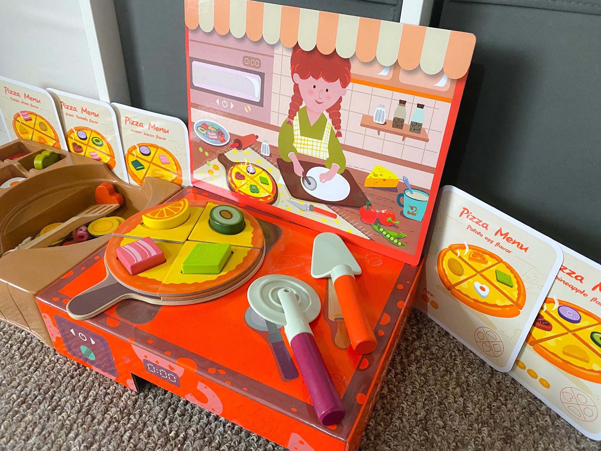 Uncoventional Kira: TOP BRIGHT PRETEND PLAY PIZZA SHAPE SET | REVIEW ...