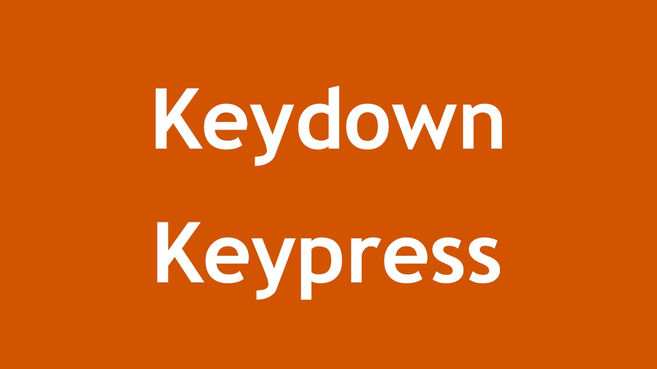 [ jQuery In Arabic ] #31 - Events Reference - Keydown, Keypress, Keyup | كورسات بالعربي