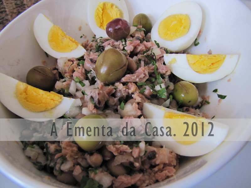 Salada de Atum com Feijão Frade - A Ementa da Casa
