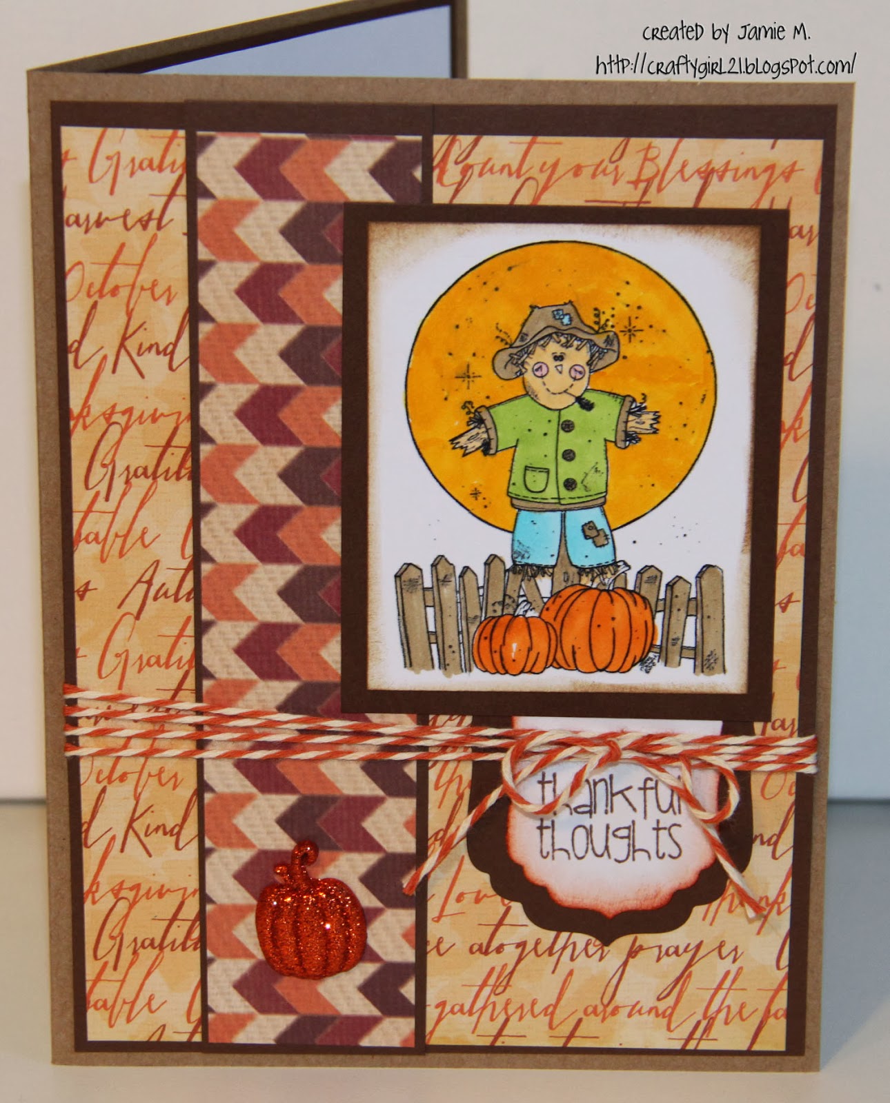 Crafty Girl 21!: TSB Scarecrow Card