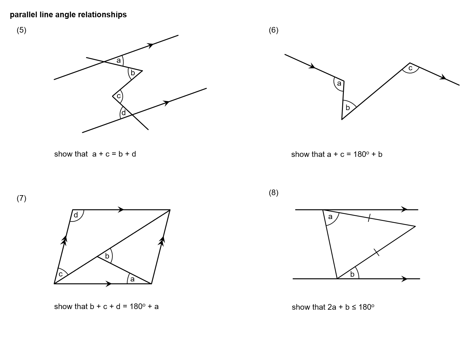 MEDIAN Don Steward mathematics teaching: parallel line angle ...