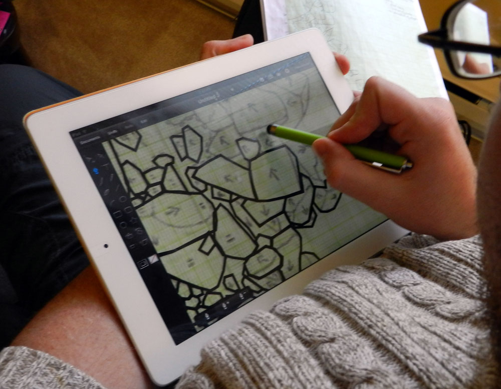 Elfshot: iDraw Archaeological Features on the iPad