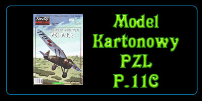 Model Kartonowy PZL P 11C