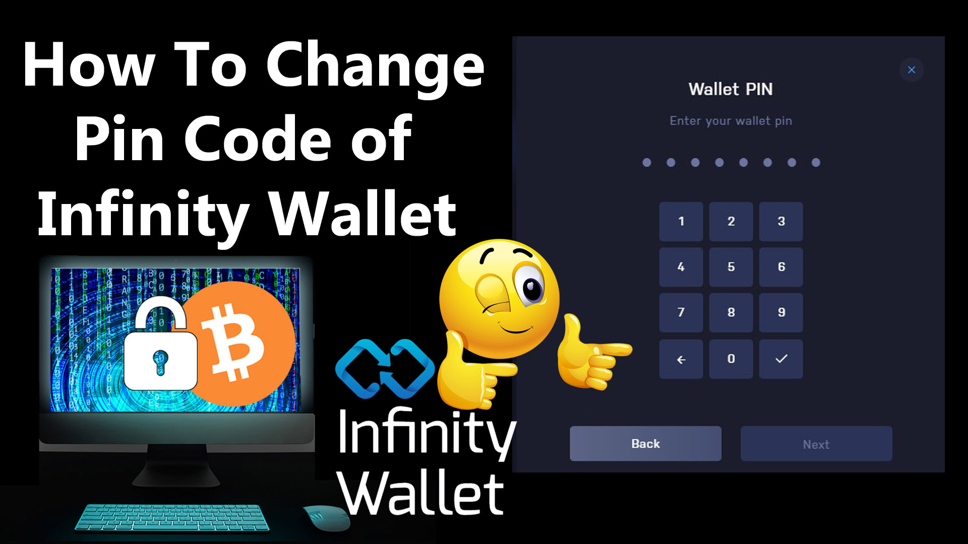 How To Change Pin Code of Infinity Wallet | Infinity Wallet Tutorial ...