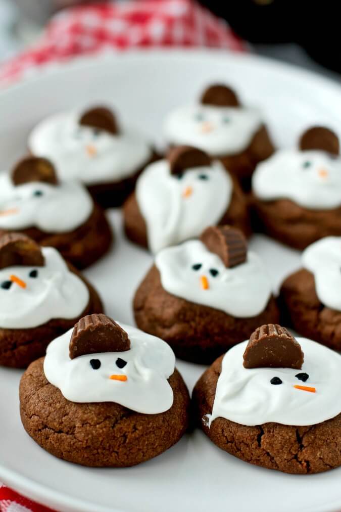 Melting Snowman Cookies | Karen's Kitchen Stories