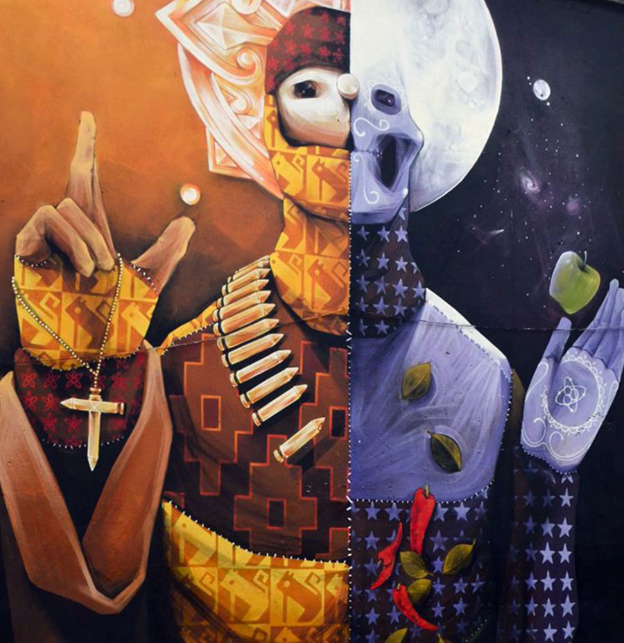 INTI New Mural In Santiago, Chile – StreetArtNews