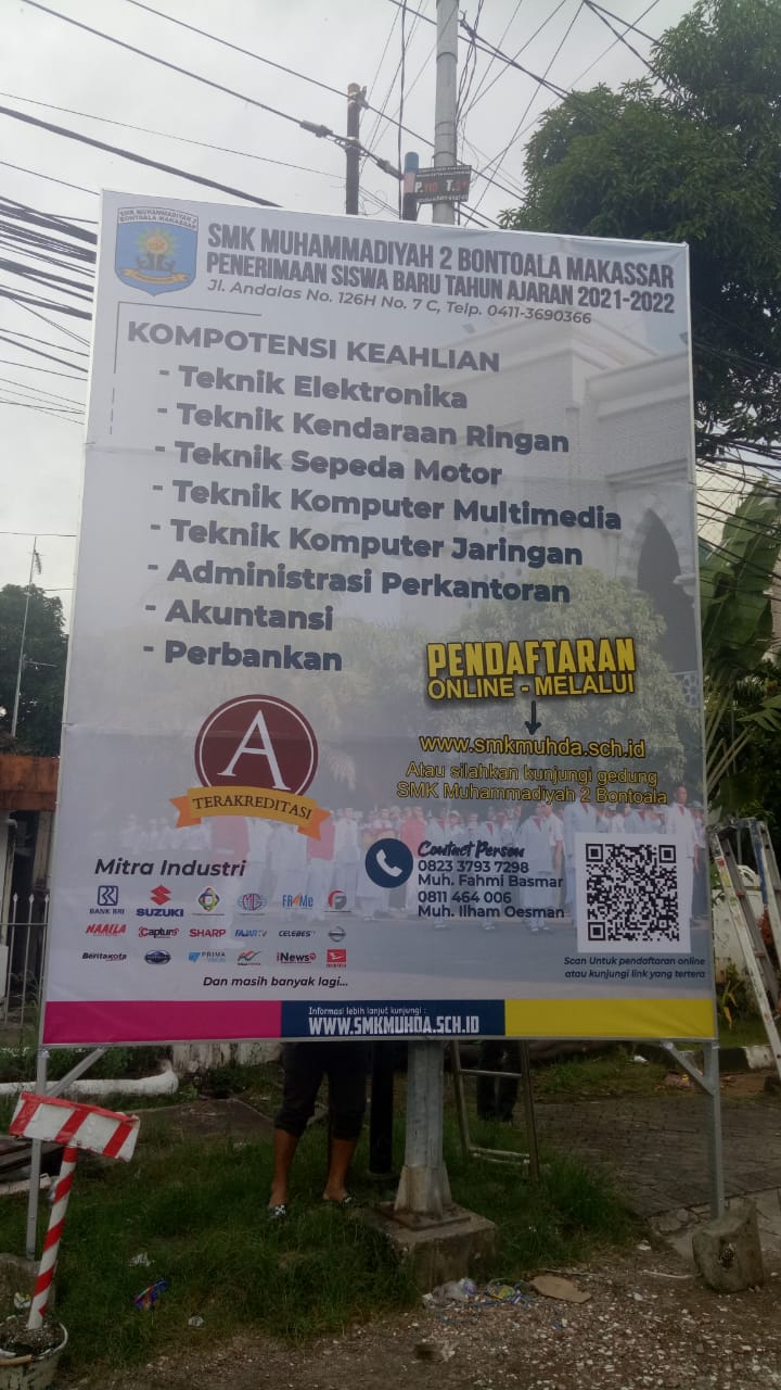 PEMASANGAN PPDB BALIHO SMK MUHAMMADIYAH 2 BONTOALA MAKASSAR ~ SMK ...