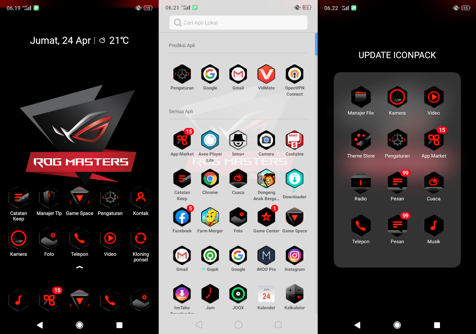 ROG Strix UI Premium Themes for OPPO & Realme - Sahabat HP Realme
