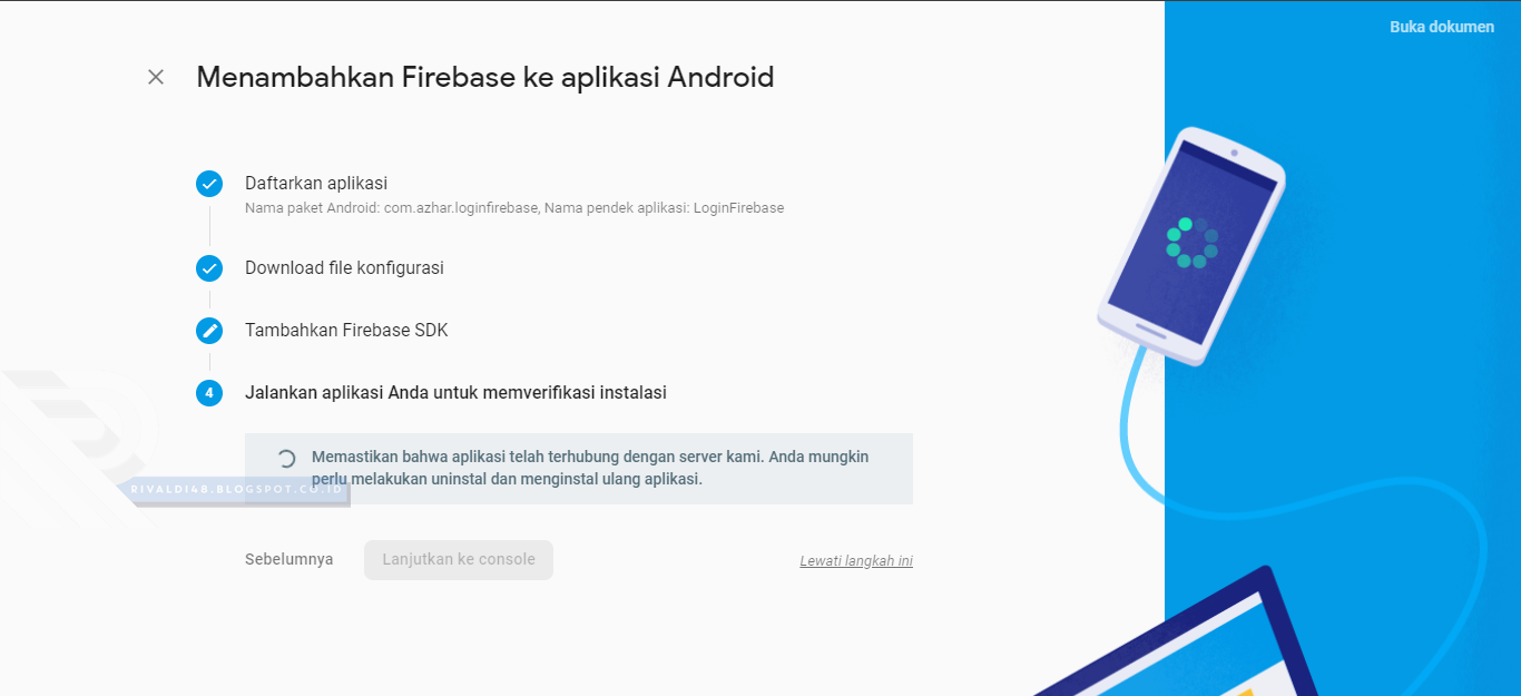 Tutorial Login, Register dan Forgot Password dengan Firebase - Android Studio - Rivaldi 48
