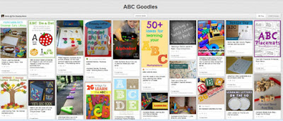 Top 10 Pinterest Boards that focus on learning the ABCs